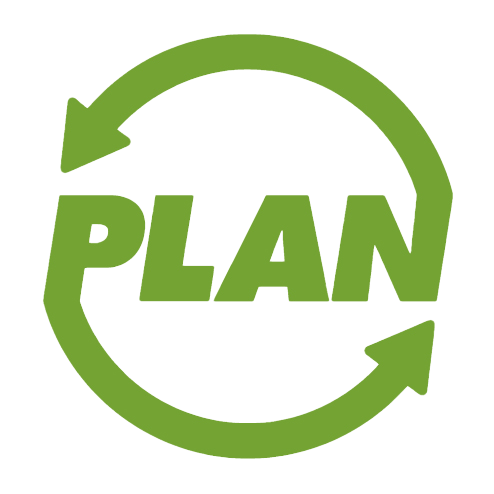 PLAN Logo - We Hate To Waste