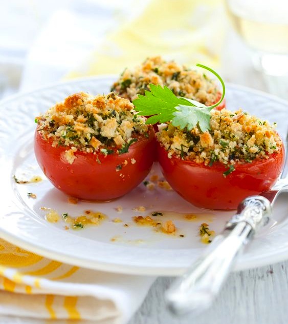 Stuffed Tomatoes Made From Leftovers - We Hate To Waste